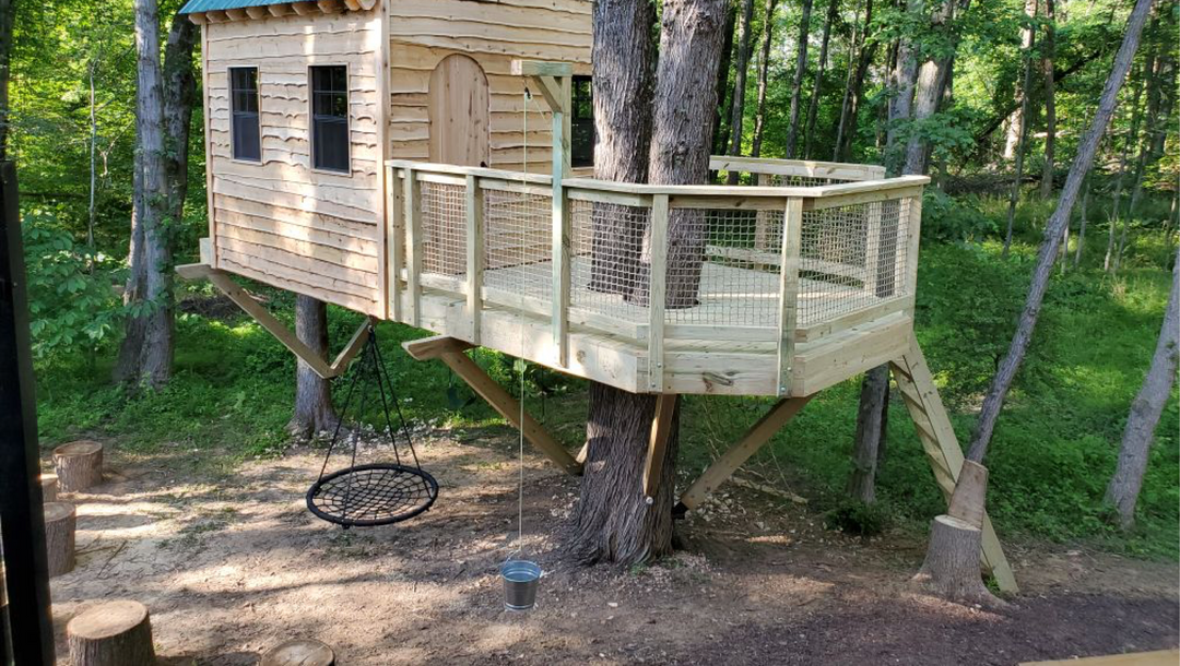 Treehouse Supplies, Plans, Brackets, Bolts, Kits, Zip Lines