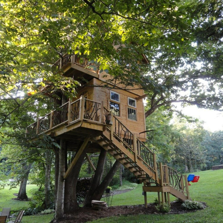Treehouse Supplies, Plans, Brackets, Bolts, Kits, Zip Lines