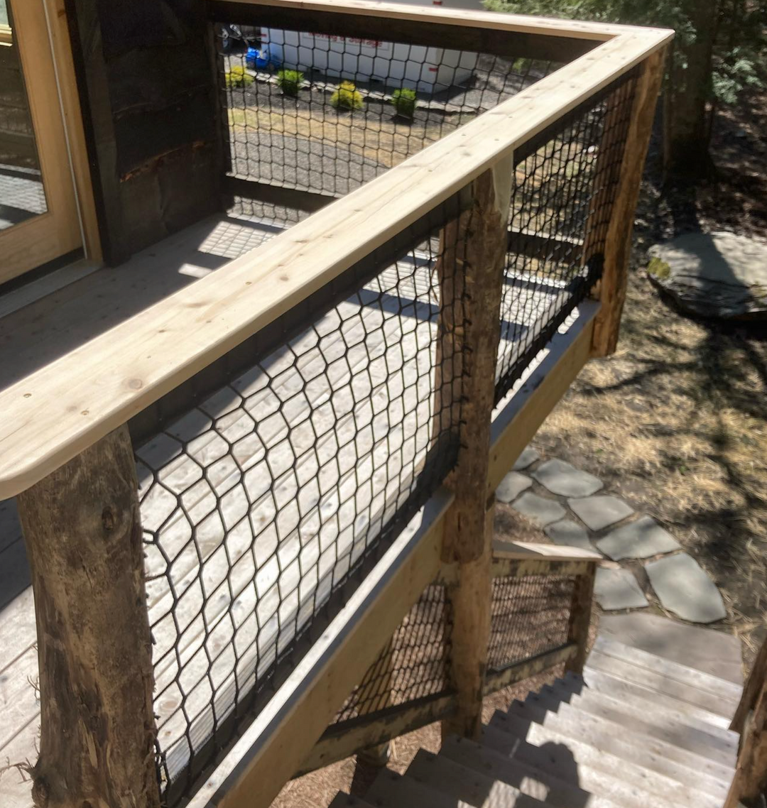 SINGLE LAYER BARRIER NET - BLACK - NO DEBRIS LINER – Treehouse Supplies