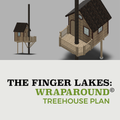 12' x 14' Wraparound Treehouse Plan | Treehouse Plans & Hardware ...