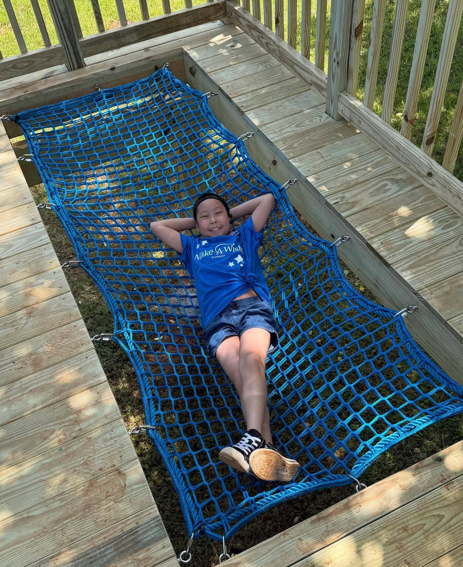 Hammock double stacked net – Treehouse Supplies