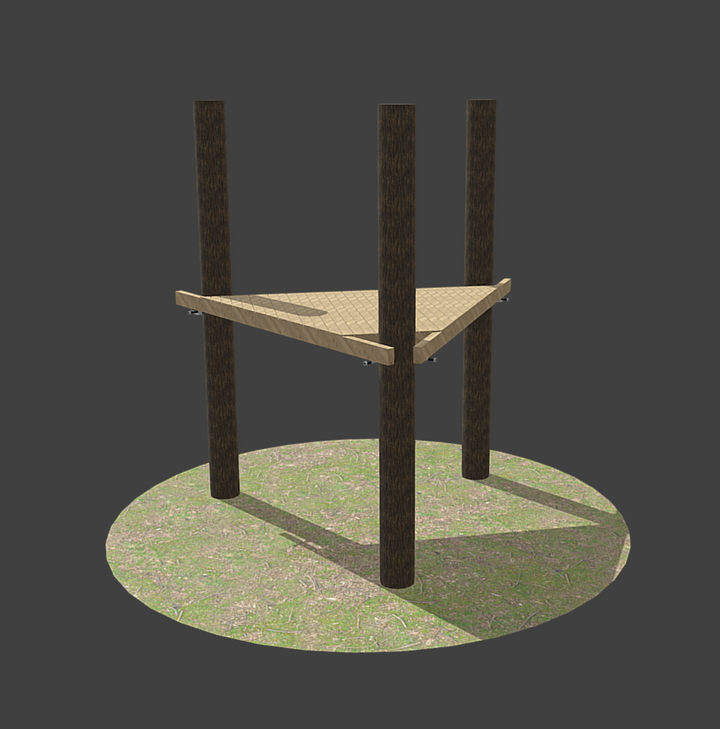 3 Tree Treehouse Kit - Mini | TAB | Treehouse Bolts & Hardware ...