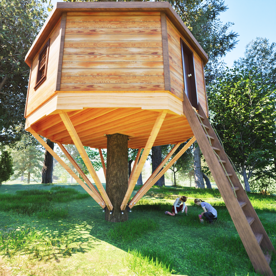 HERITAGE © Octagon Treehouse Hardware Kits – Treehouse Supplies