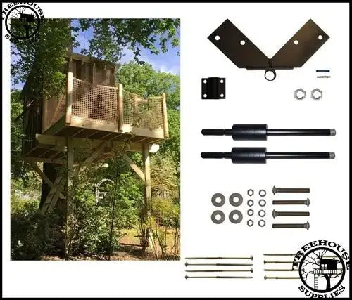 THE ENCHANTED CASTLE Treehouse Hardware Kit | Backyard Playground ...