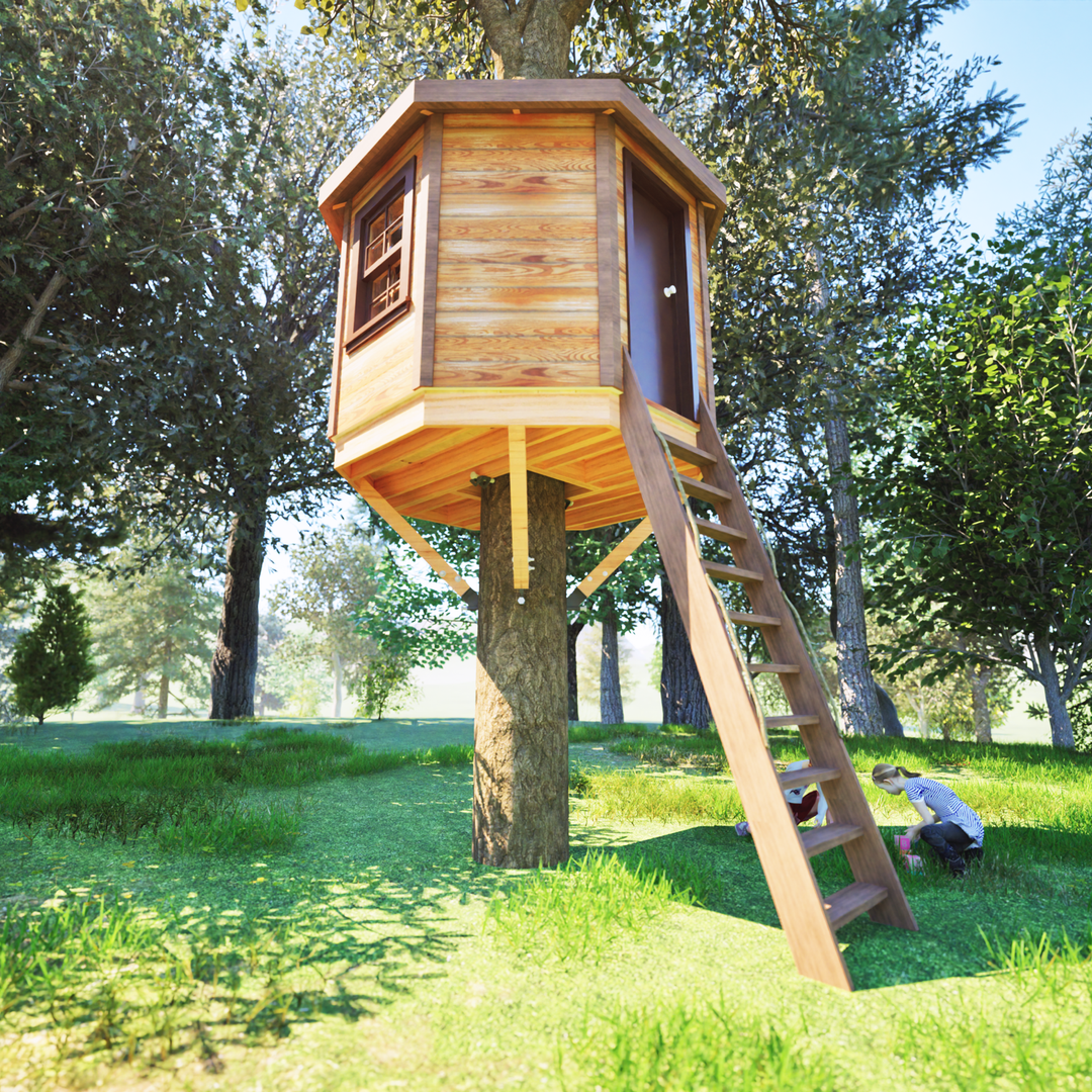 8' Octagon Treehouse Kit | TAB | Treehouse Bolts & Hardware – Treehouse ...