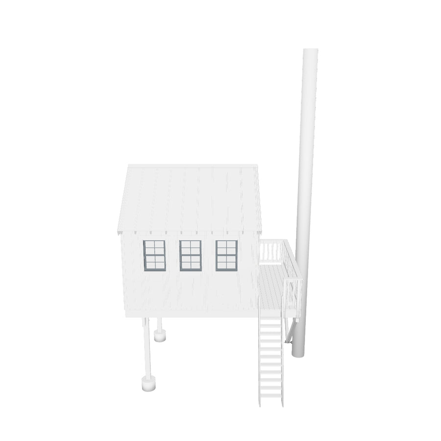 12' x 16' Rectangular Treehouse Plan | Treehouse Plans & Hardware ...