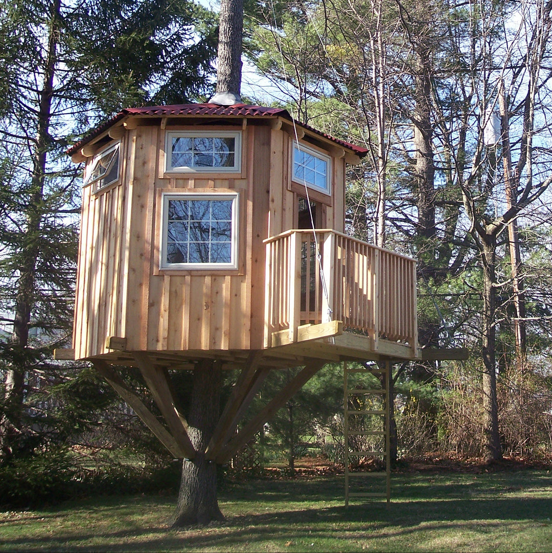 10' Hexagon Treehouse Kit | TAB | Treehouse Bolts & Hardware ...
