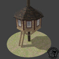 10' Octagon Treehouse Plan | Standard Treehouse Plans & Attachment ...