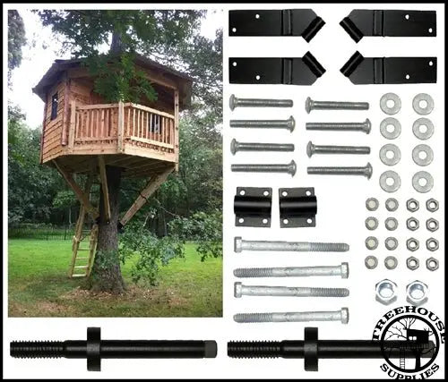 10' Hexagon Treehouse Kit | TAB | Treehouse Bolts & Hardware ...