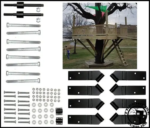 16' Square Treehouse Kit | TAB | Treehouse Bolts & Hardware – Treehouse ...