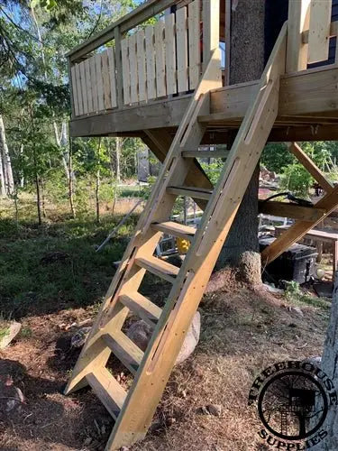 Ships Ladder Plans | How to build a ships ladder – Treehouse Supplies